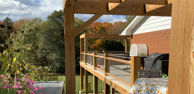 Deck / Patio Wind Protection Partition - Outdoor Kulture